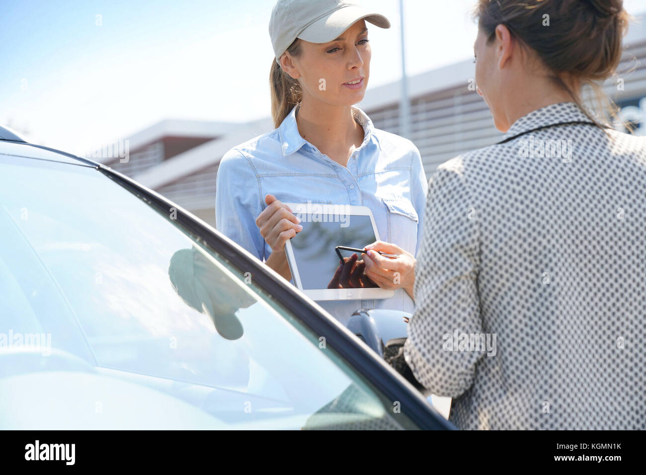 Rental car company lot hi-res stock photography and images - Alamy