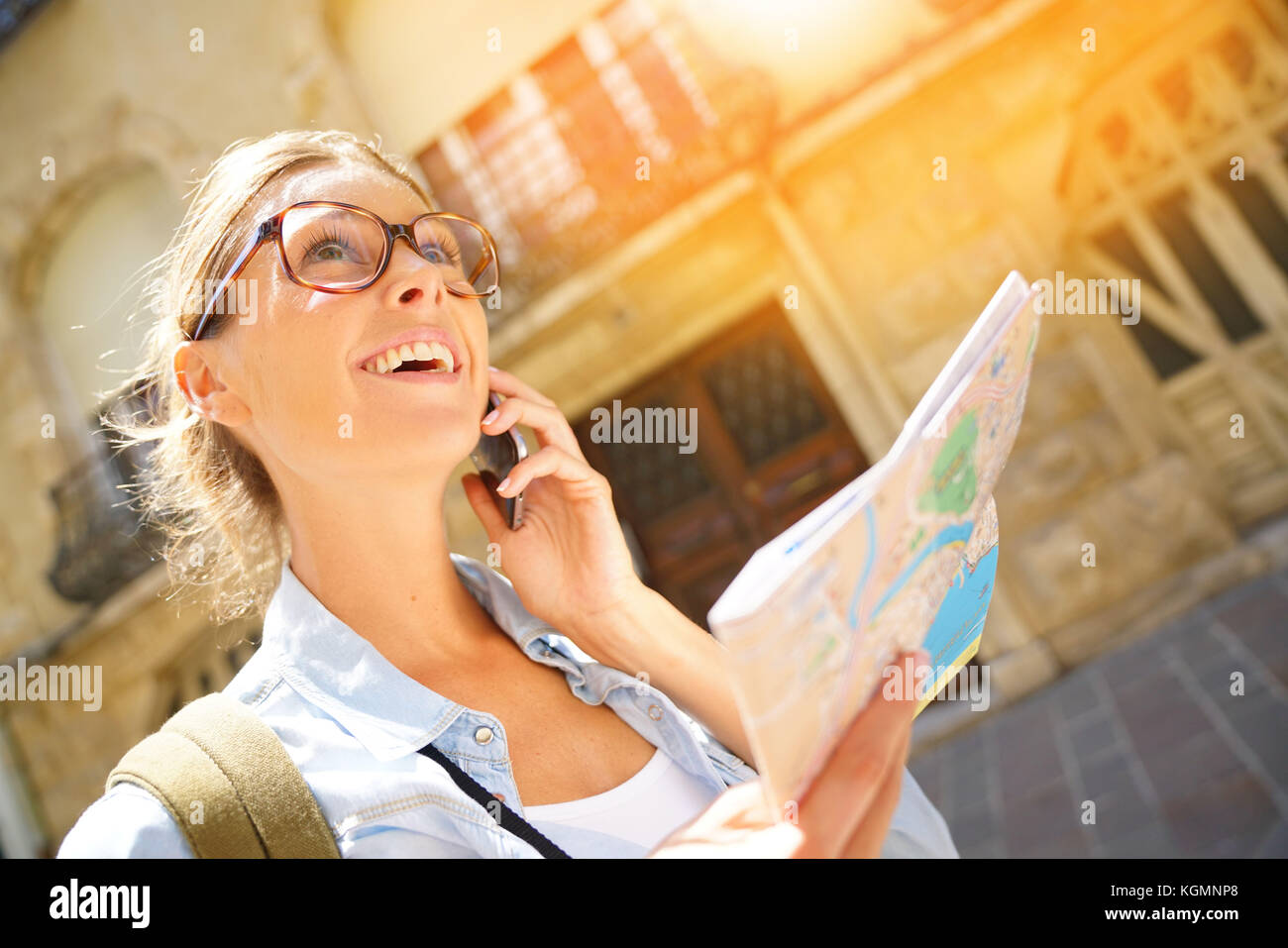 City Tourist One Person Map High Resolution Stock Photography and ...