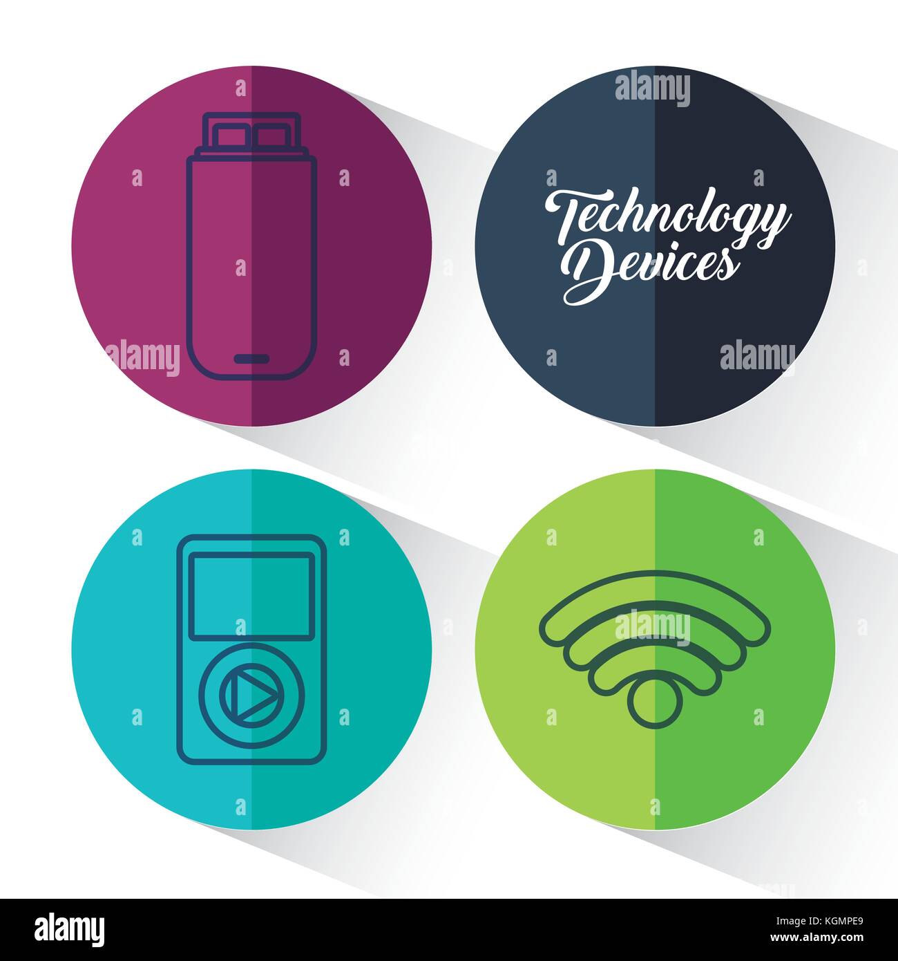 Technology devices design Stock Vector Image & Art - Alamy