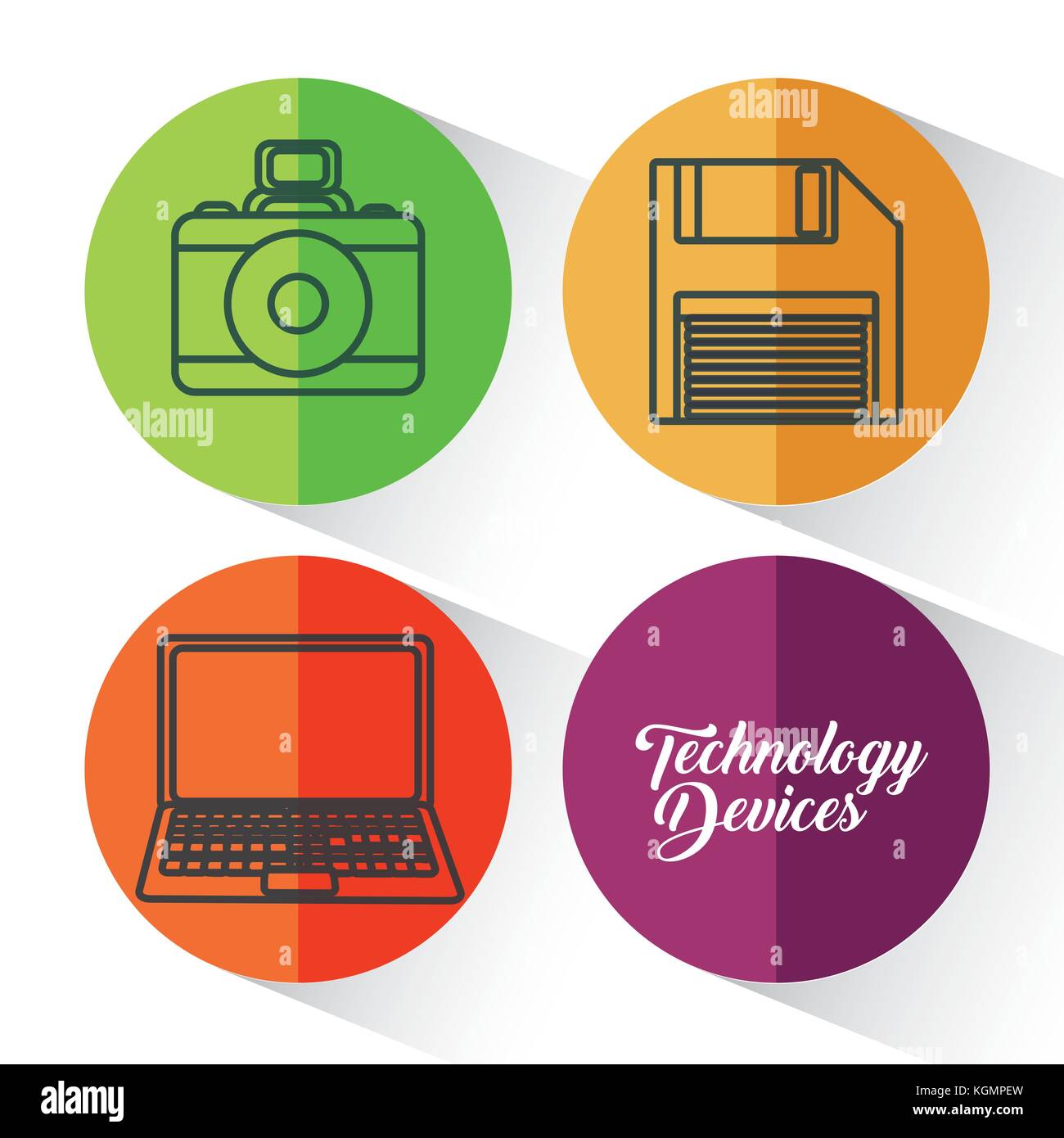 Technology devices design Stock Vector Image & Art - Alamy