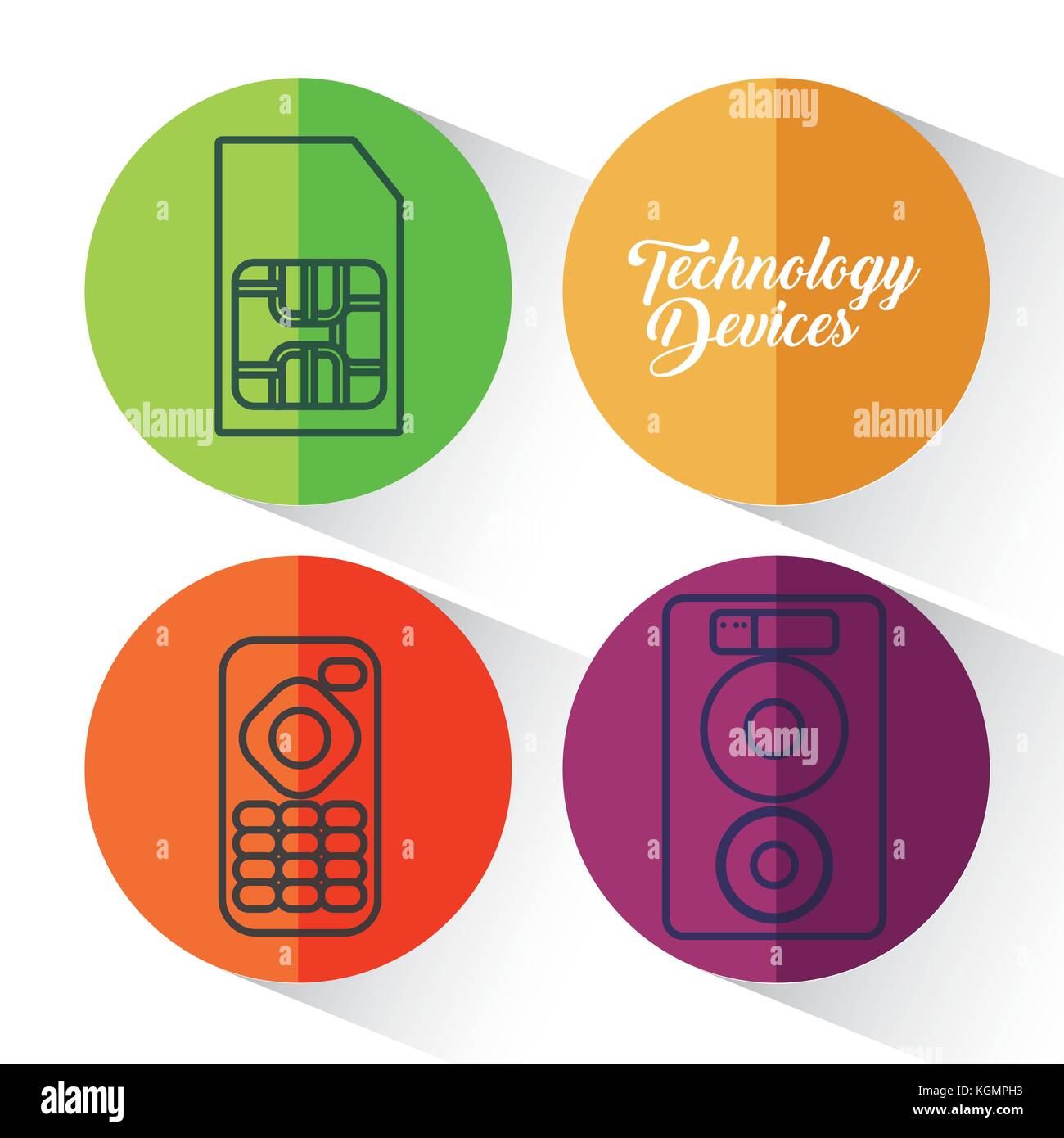 Technology devices design Stock Vector Image & Art - Alamy