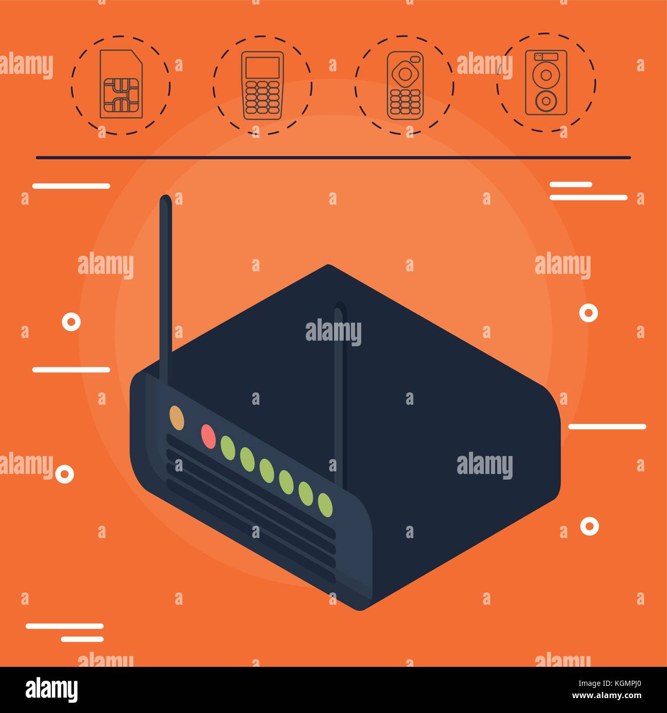 Technology devices design Stock Vector Image & Art - Alamy