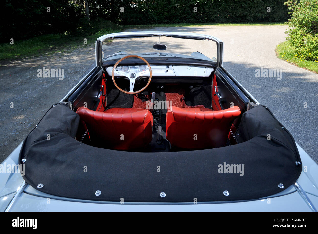 BMW 700 (1959-1965) rear engine convertible car from Germany Stock ...
