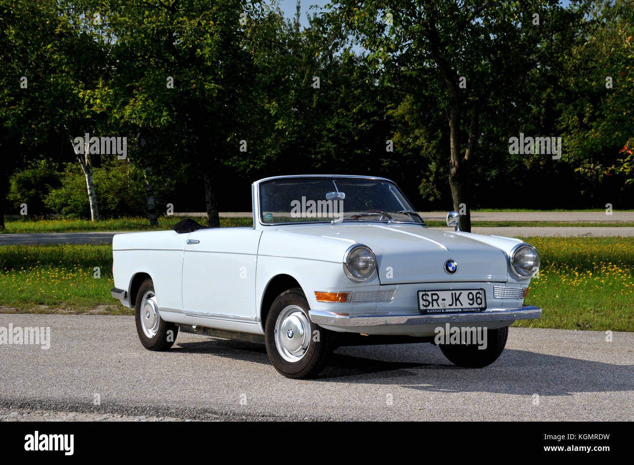 BMW 700 (1959-1965) rear engine convertible car from Germany Stock ...