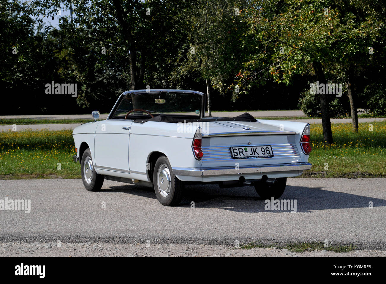 BMW 700 (1959-1965) rear engine convertible car from Germany Stock ...