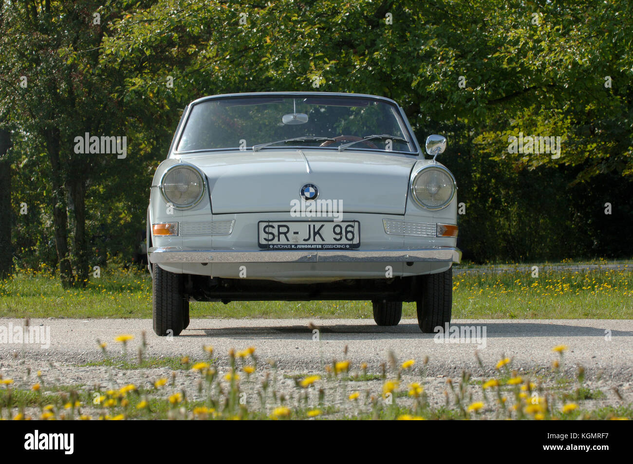 BMW 700 (1959-1965) rear engine convertible car from Germany Stock ...