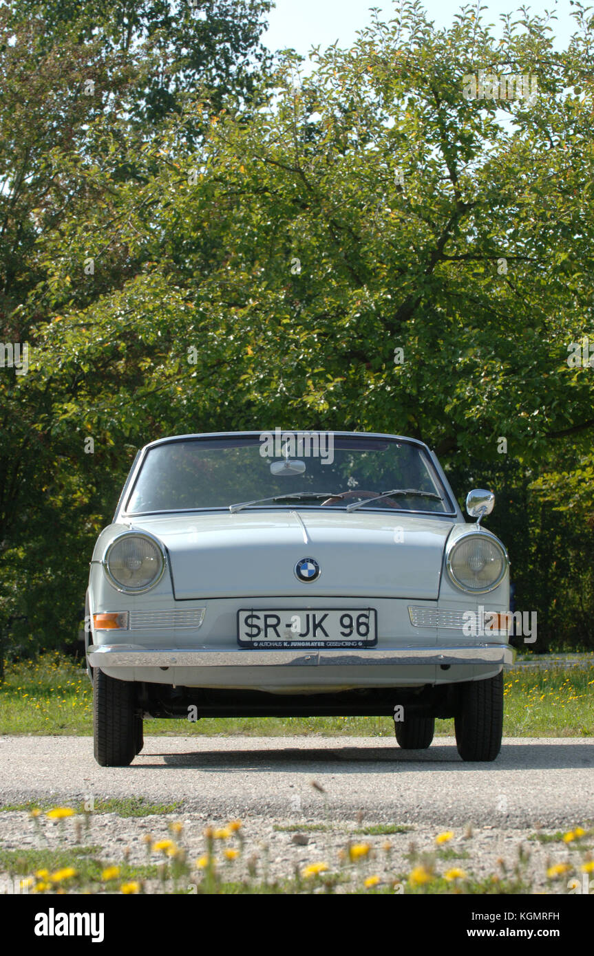 BMW 700 (1959-1965) rear engine convertible car from Germany Stock ...