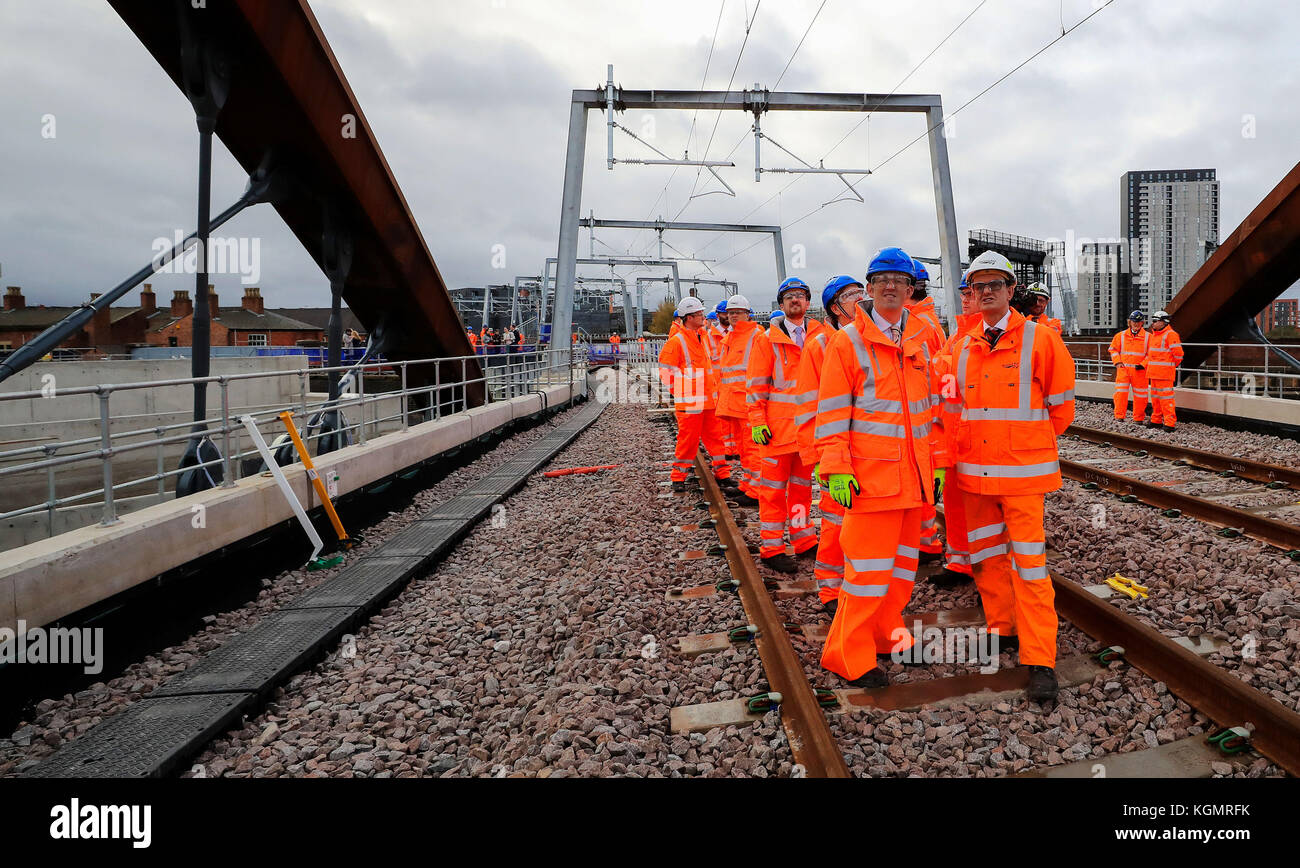 Multi million pound rail development north rail plans hi-res stock ...