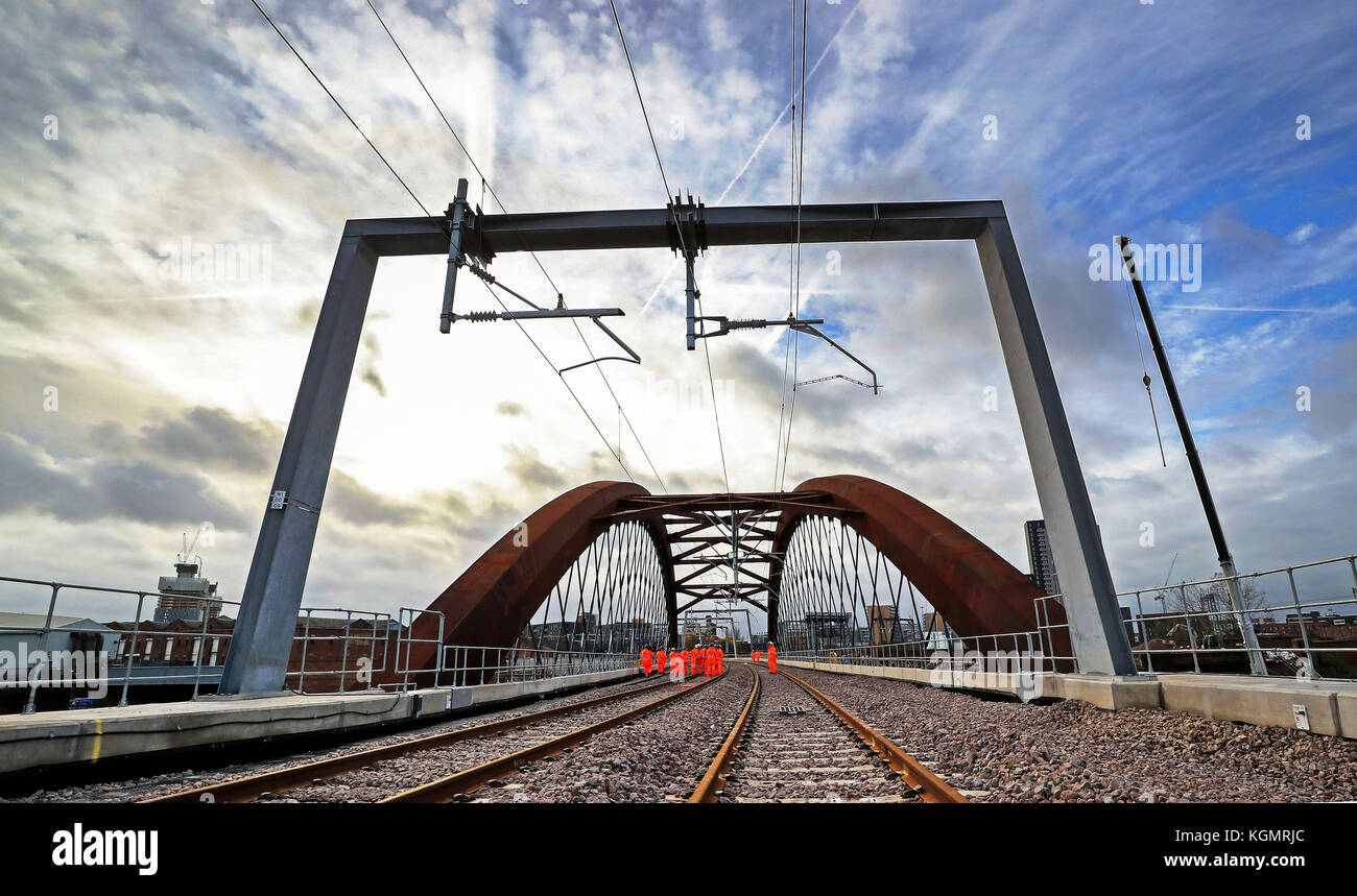 Multi million pound rail development north rail plans hi-res stock ...