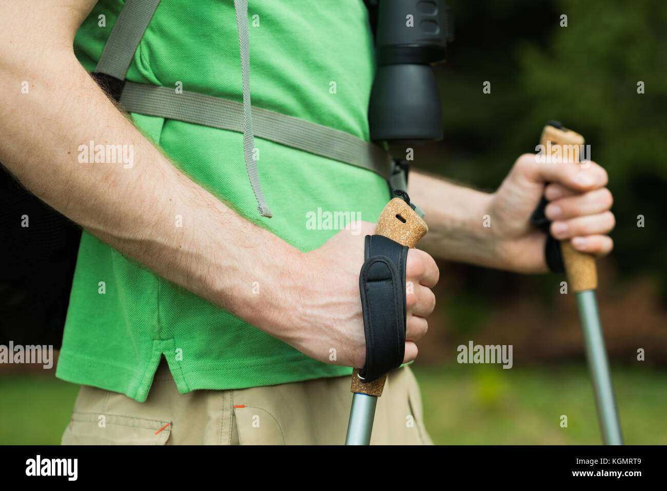 Close up hand holding pole hi-res stock photography and images - Alamy