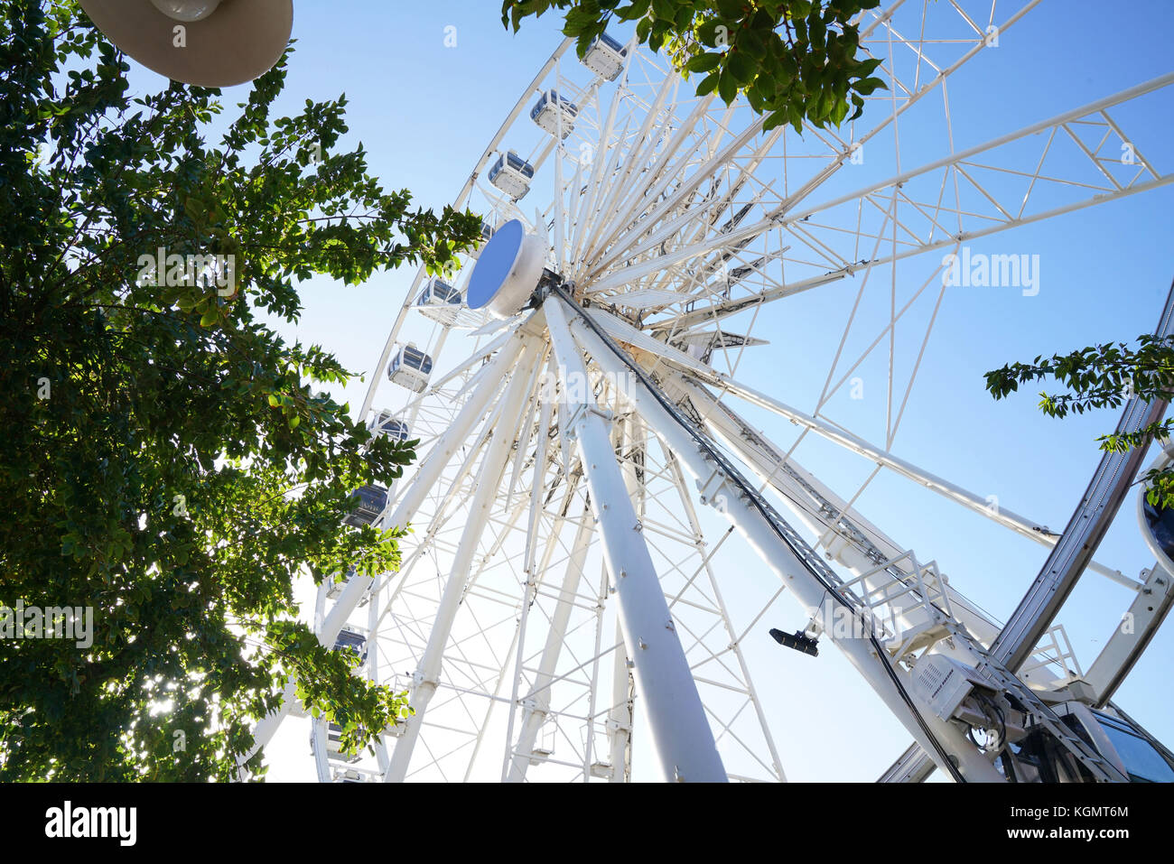 Big wheel at Victoria and Alfred Waterfront, Cape town Stock Photo - Alamy