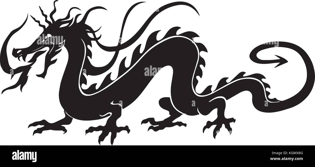 Chinese dragon vector design Stock Vector Image & Art - Alamy