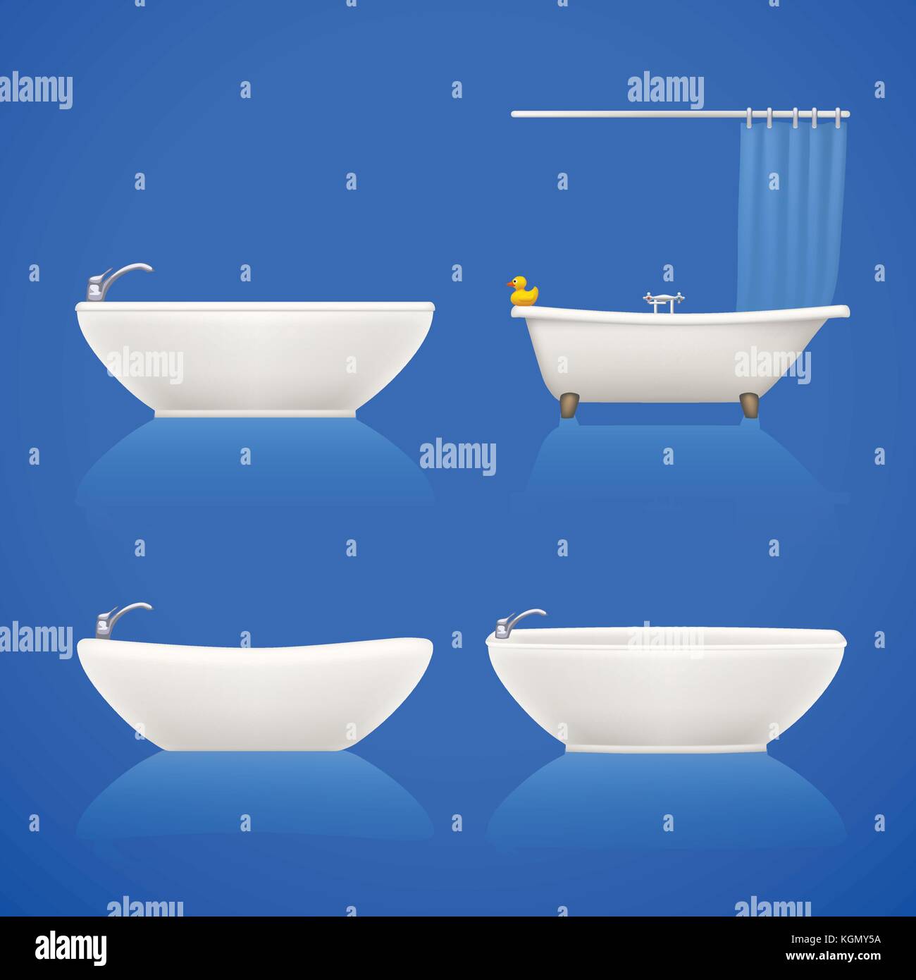 Water faucet on white Stock Vector Images - Alamy
