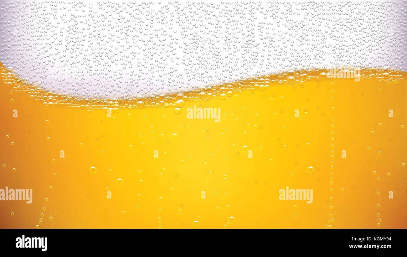 Close up glass fresh beer Stock Vector Images - Alamy