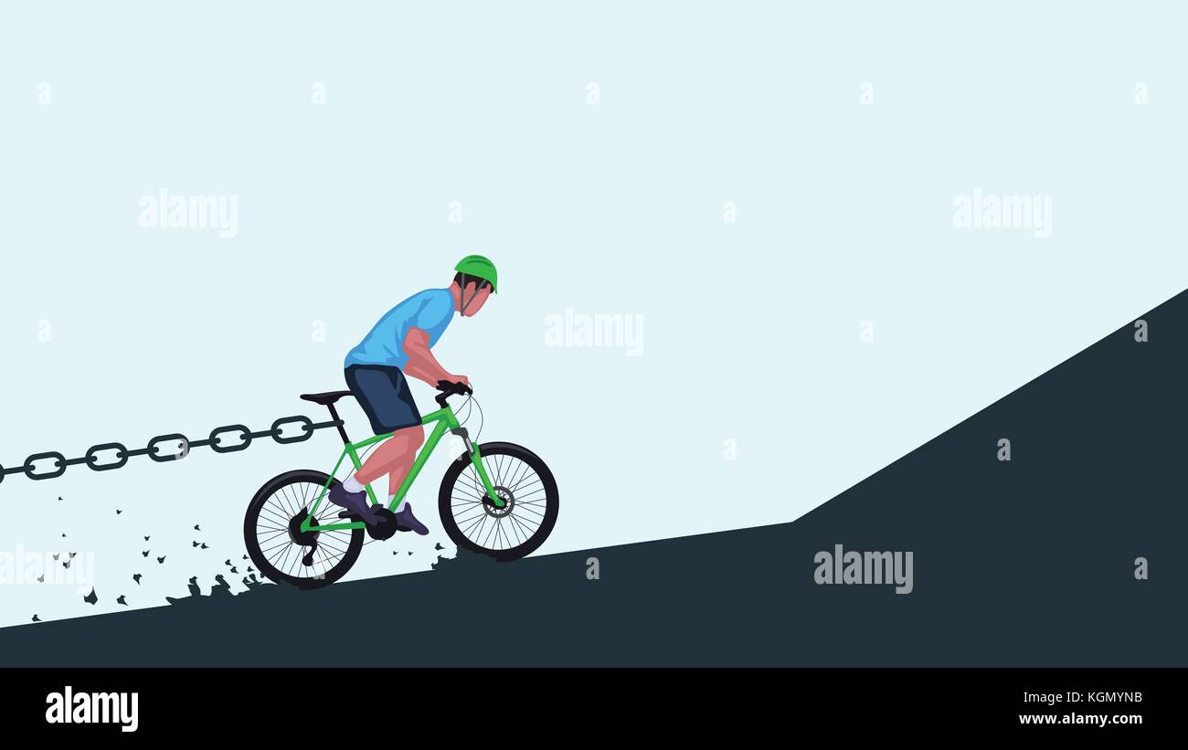 stoping bicycle riding Stock Vector Image & Art - Alamy