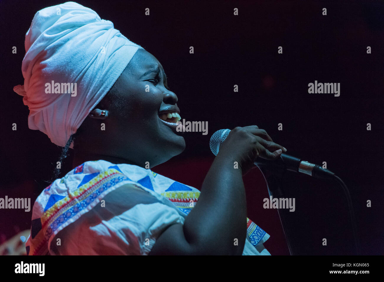 Rome, Italy. 07th Nov, 2017. The young Cuban singer performed on 7/11 ...