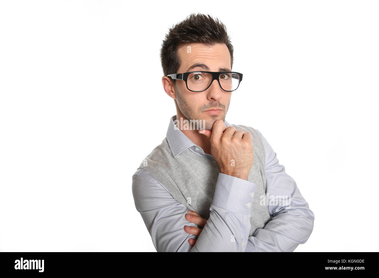 Sceptical hi-res stock photography and images - Alamy