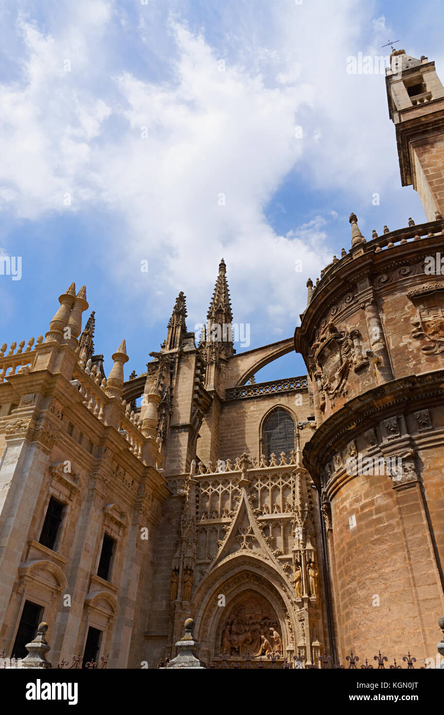 Historic buildings and monuments of Seville, Spain. Architectural ...