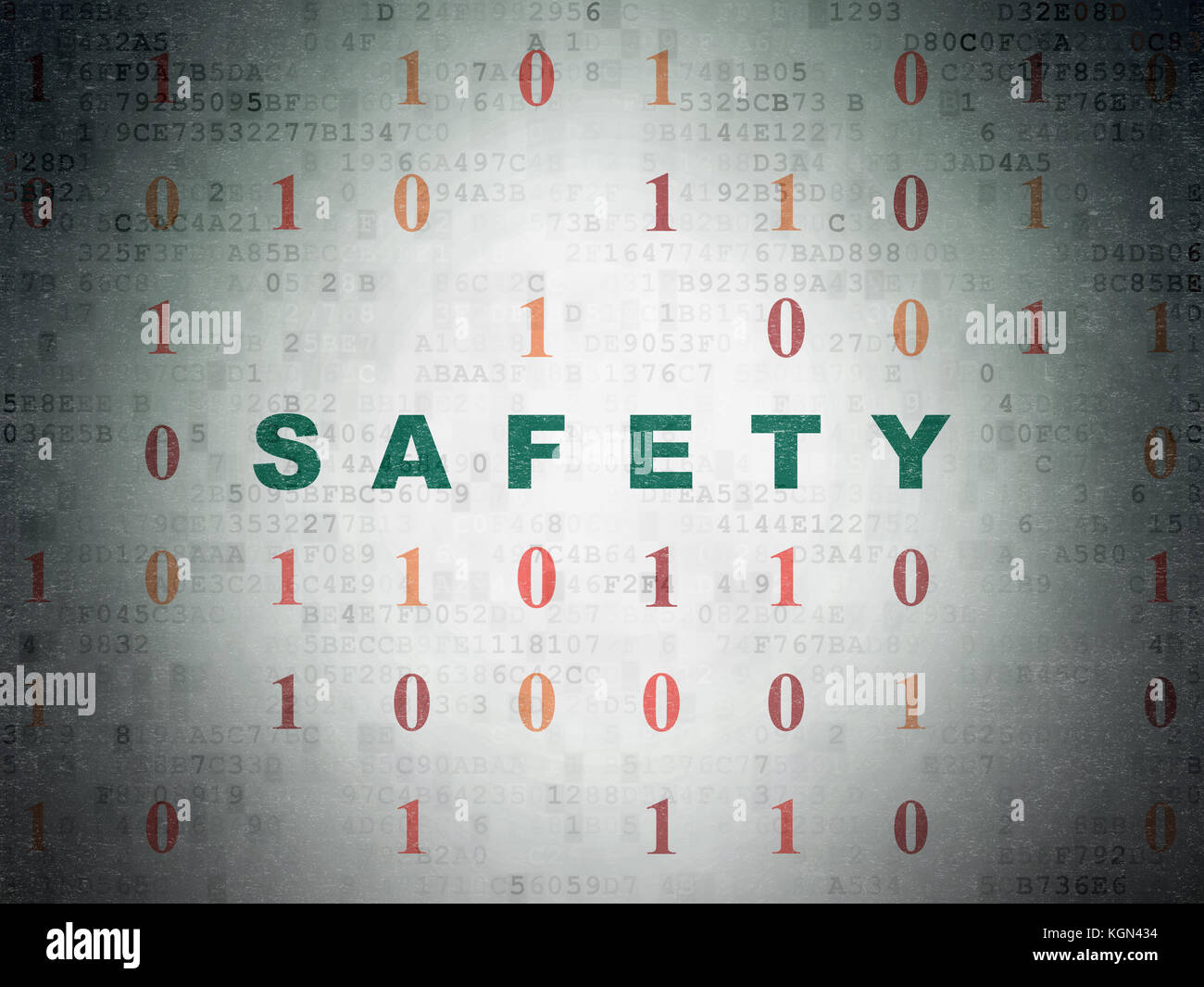 Protection concept: Safety on Digital Data Paper background Stock Photo ...