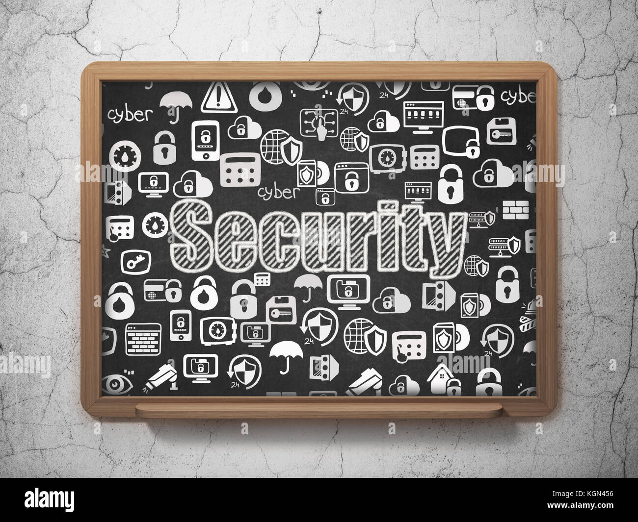 Privacy concept: Security on School board background Stock Photo - Alamy