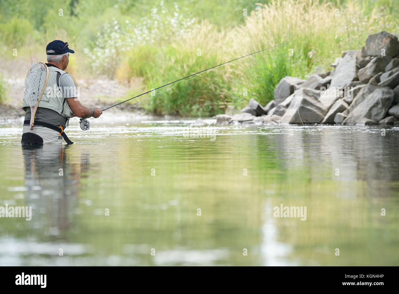 Gallatin river montana fishing hi-res stock photography and images - Alamy
