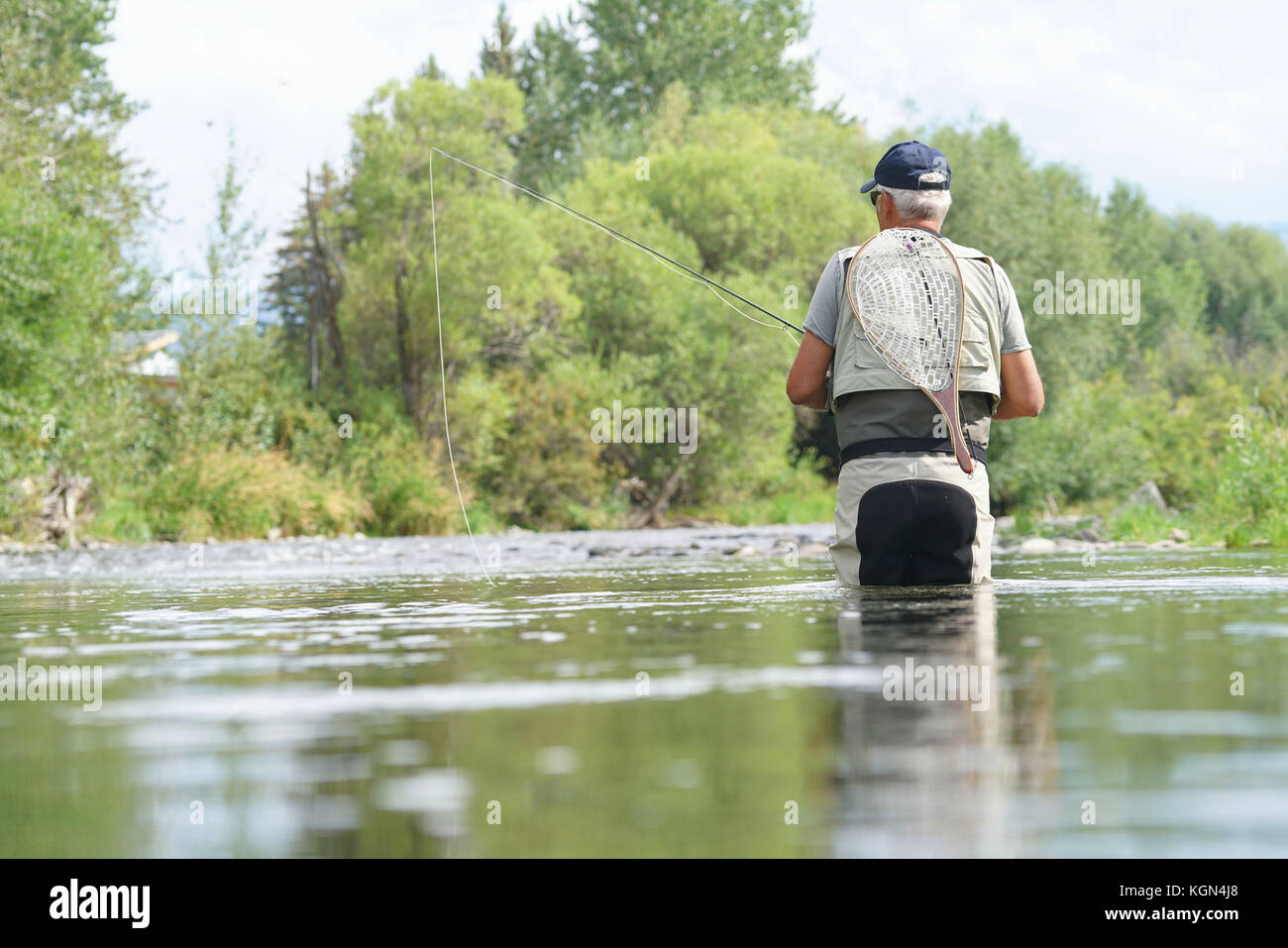 Gallatin river montana fishing hi-res stock photography and images - Alamy