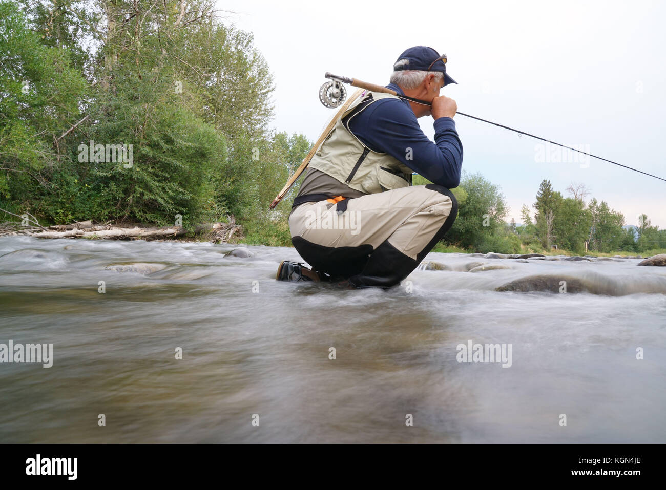 Gallatin river montana fishing hi-res stock photography and images - Alamy