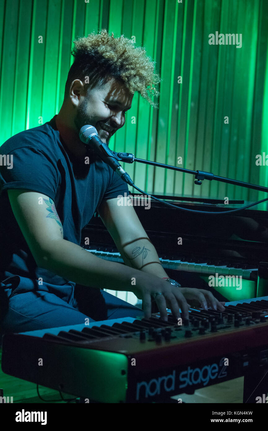 Rome, Italy. 07th Nov, 2017. The young Cuban singer performed on 7/11 ...