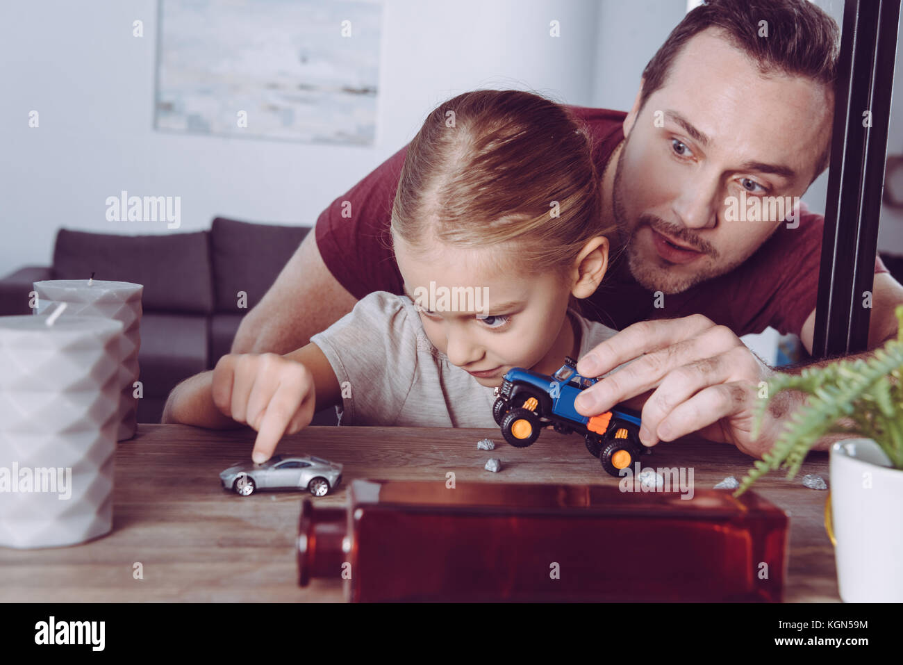 Dad portrait toys hi-res stock photography and images - Alamy