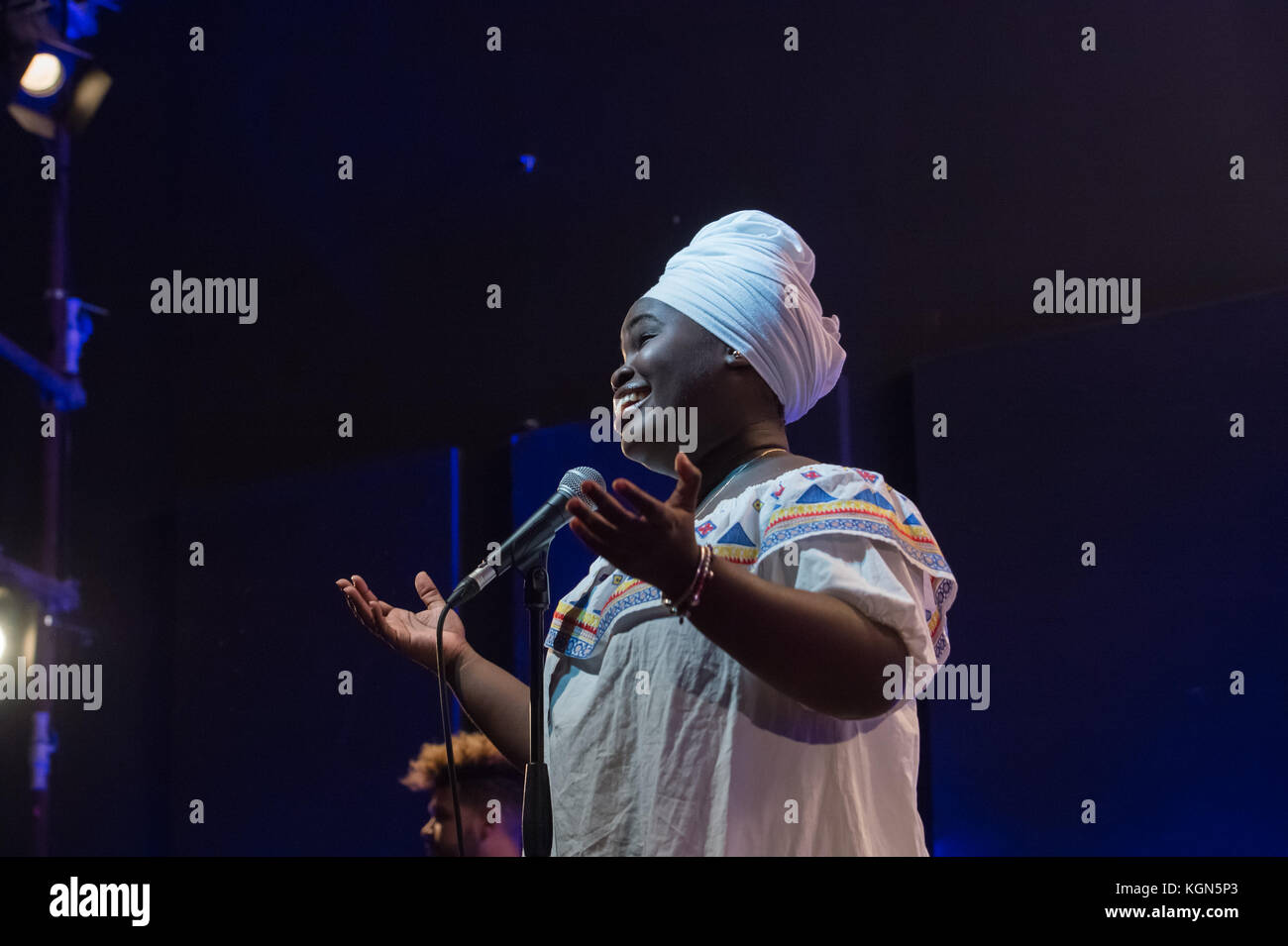 Rome, Italy. 07th Nov, 2017. The young Cuban singer performed on 7/11 ...