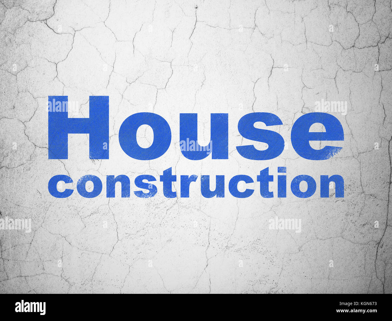 Constructing concept: House Construction on wall background Stock Photo ...