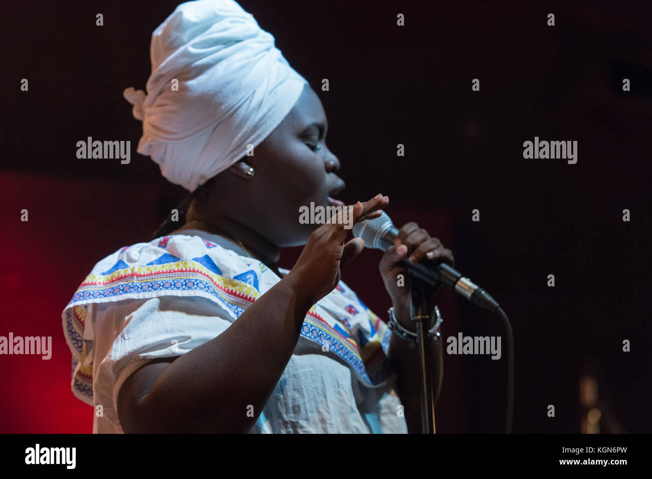 Rome, Italy. 07th Nov, 2017. The young Cuban singer performed on 7/11 ...