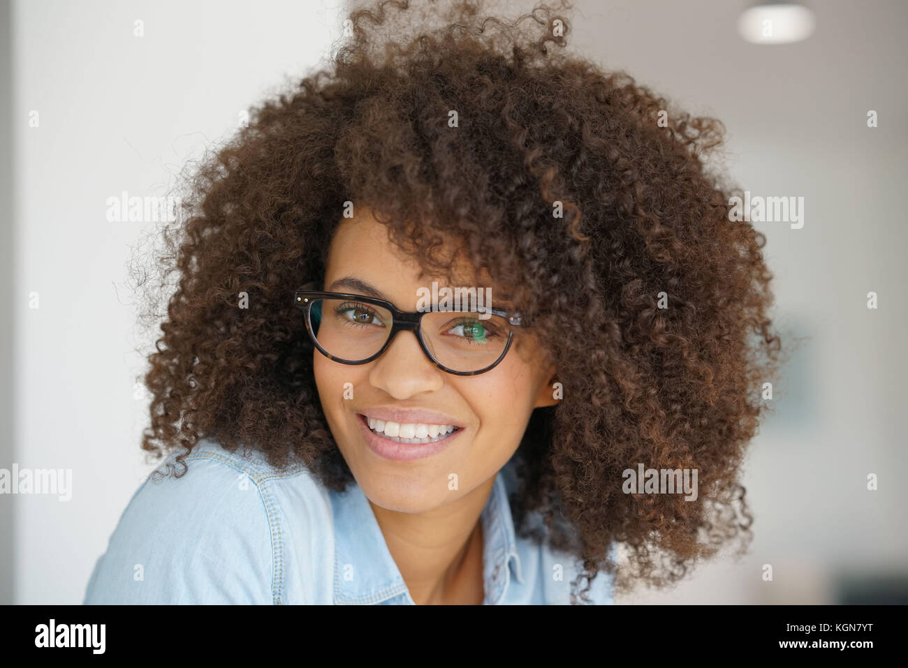 Portrait of attractive mixed-race woman with eyeglasses Stock Photo - Alamy Portrait of attractive mixed-race woman with eyeglasses Stock Photo - Alamy