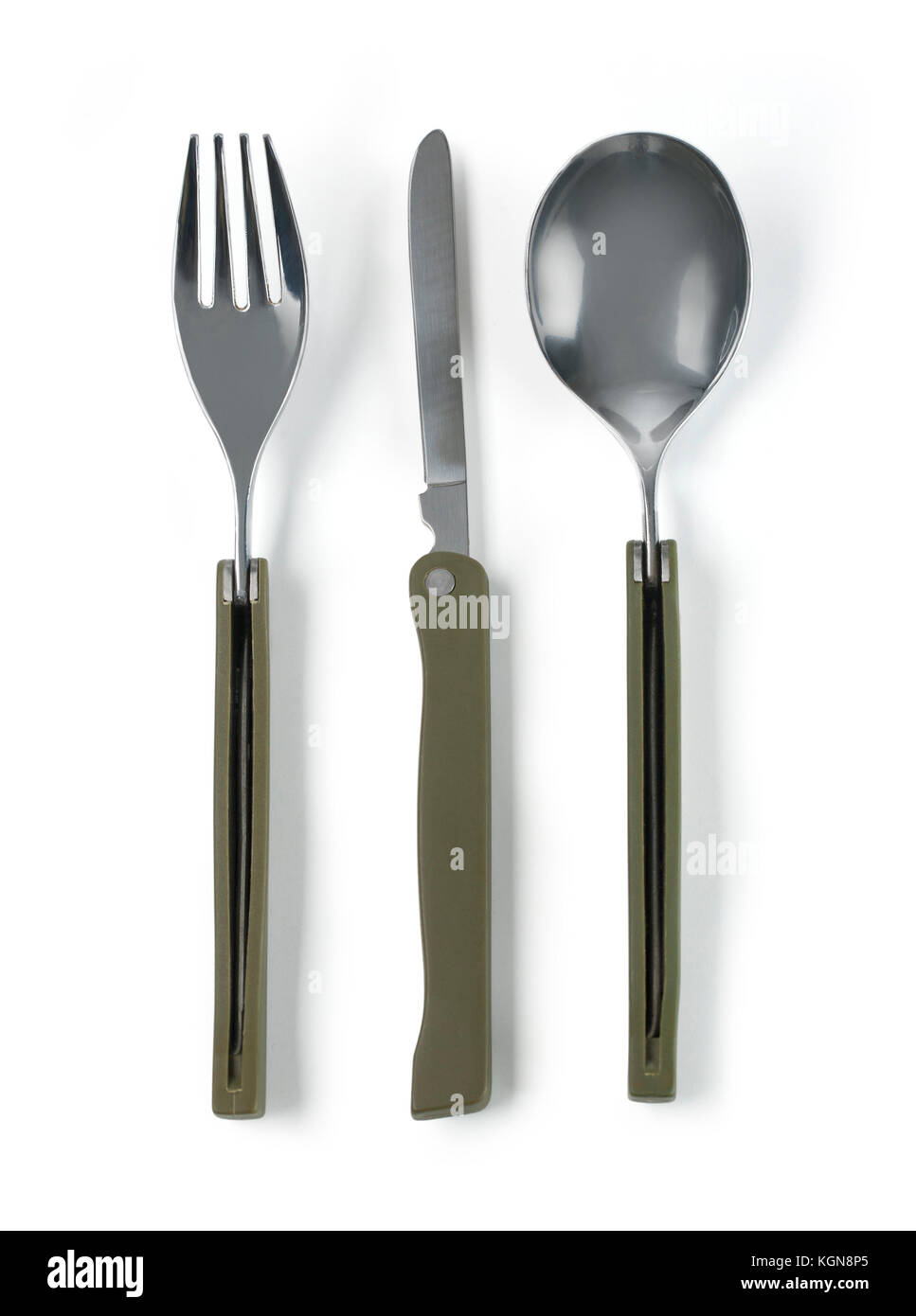 Set of cutlery: knife, fork, spoon isolated on white background.with ...