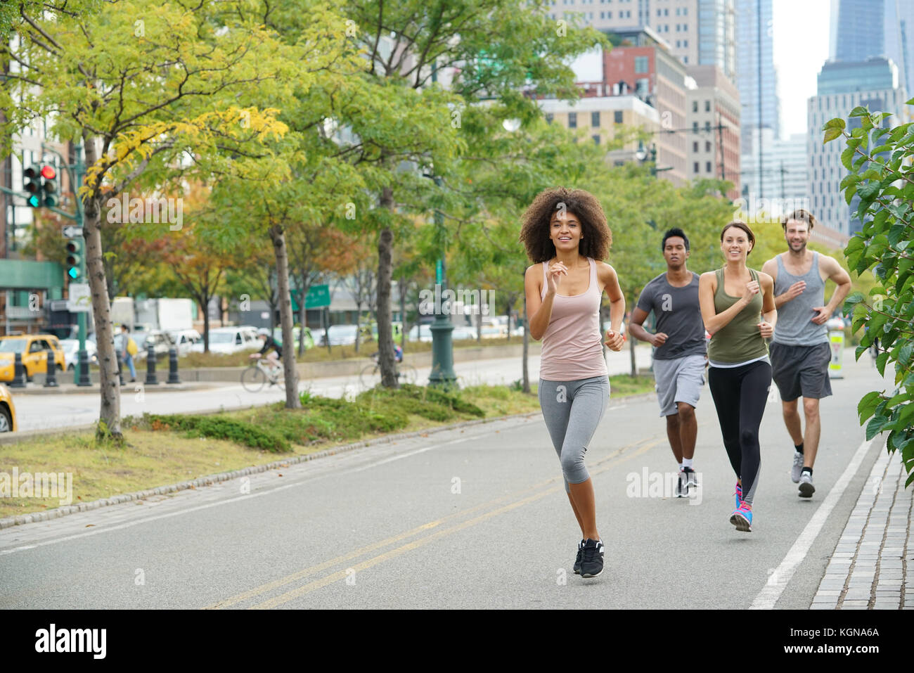 Nyc running track hi-res stock photography and images - Alamy