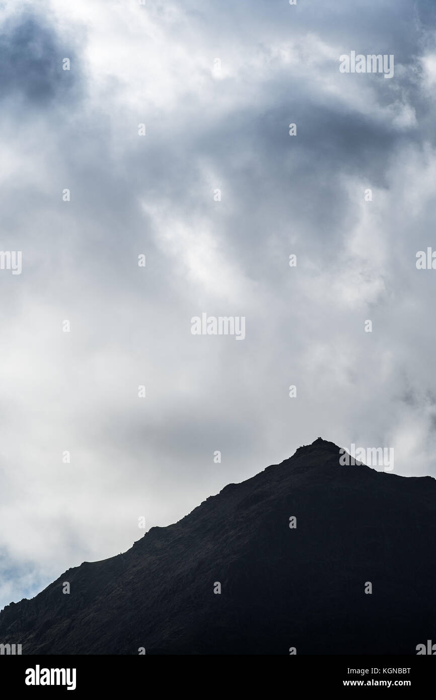 Snowdon mountain outline hi-res stock photography and images - Alamy