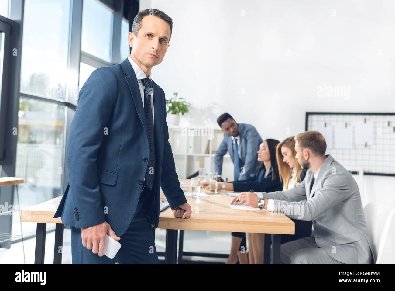businessman in conference hall Stock Photo - Alamy