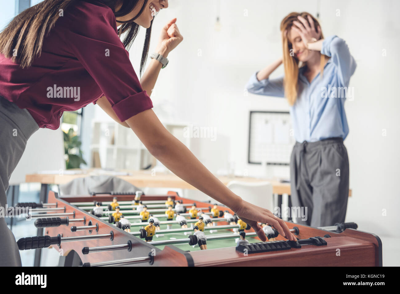 Asian female playing soccer hi-res stock photography and images - Alamy