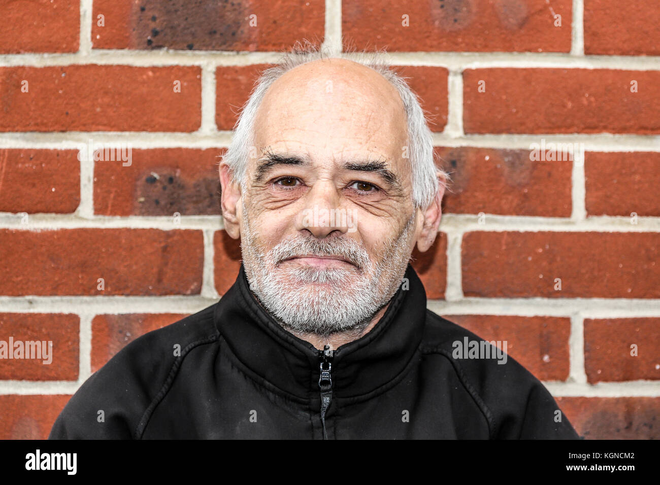 Homeless Man Sitting Outside Of Shop High Resolution Stock Photography ...