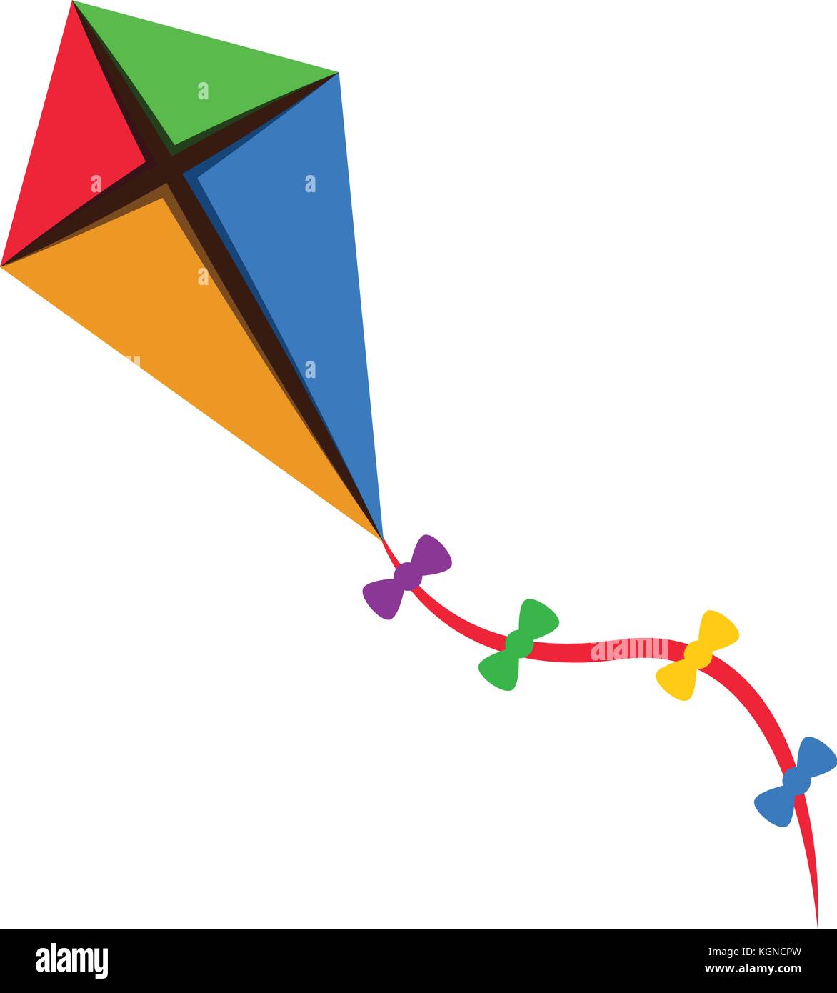 Isolated kite toy Stock Vector Image & Art - Alamy