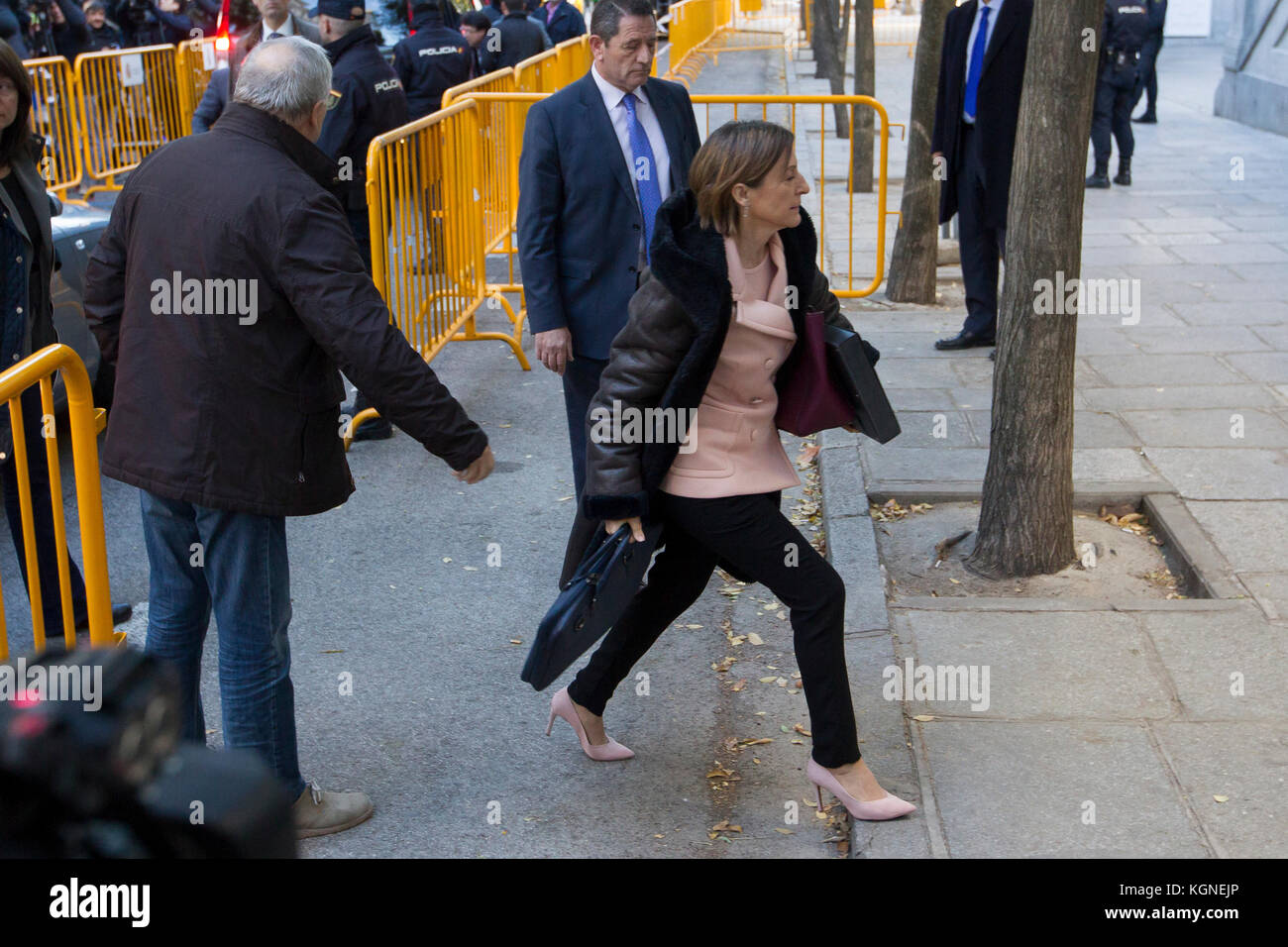 Madrid, Spain. 09th Nov, 2017. Ex-speaker of the Catalonia parliament ...