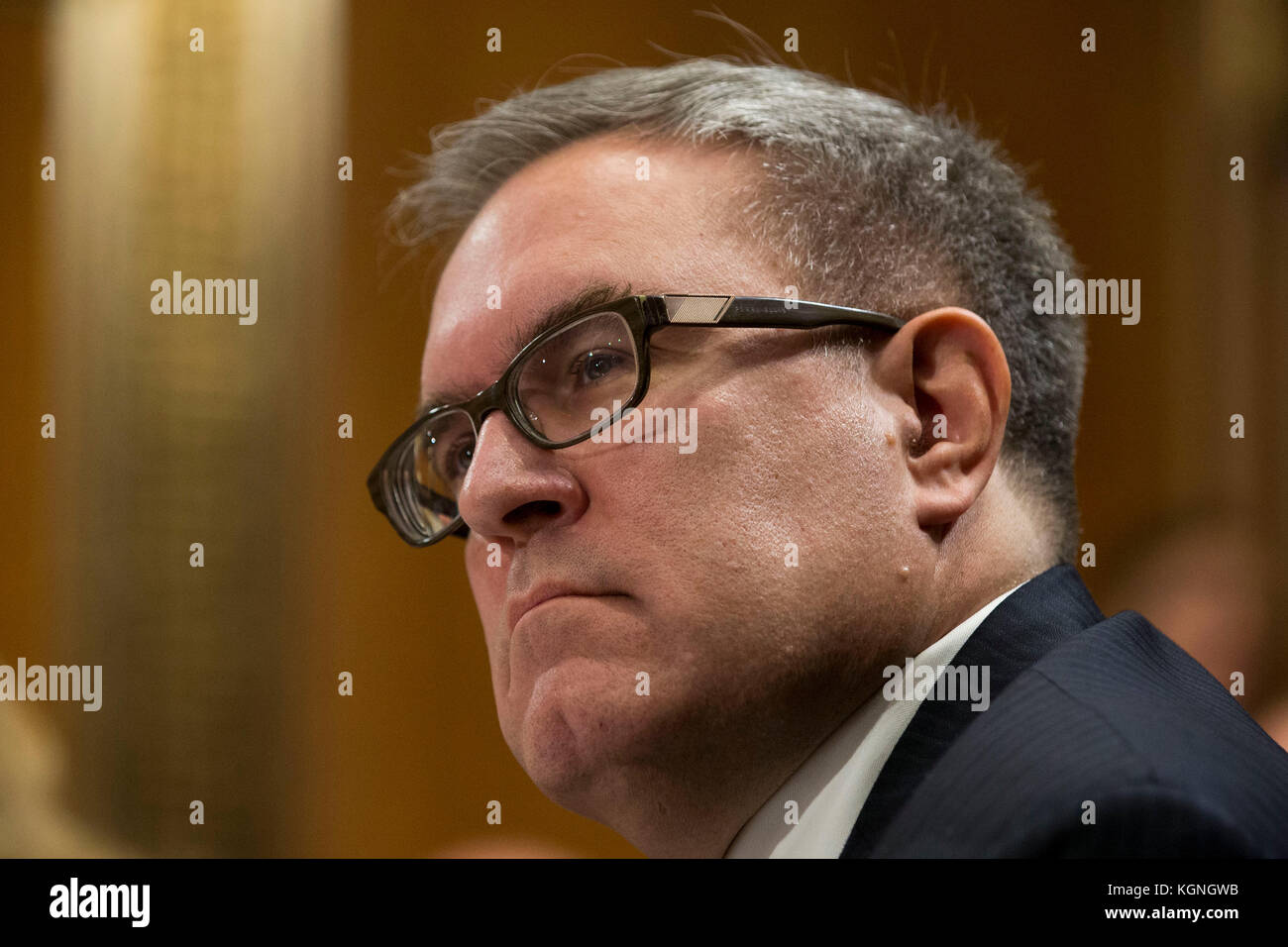 Washington, USA. 08th Nov, 2017. Andrew Wheeler during his confirmation ...