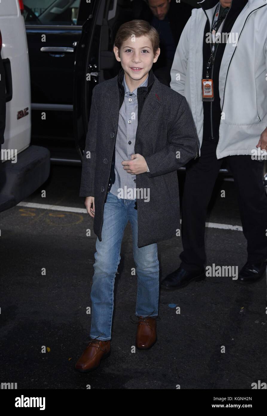 New York, NY, USA. 9th Nov, 2017. Jacob Tremblay, seen at the Today ...