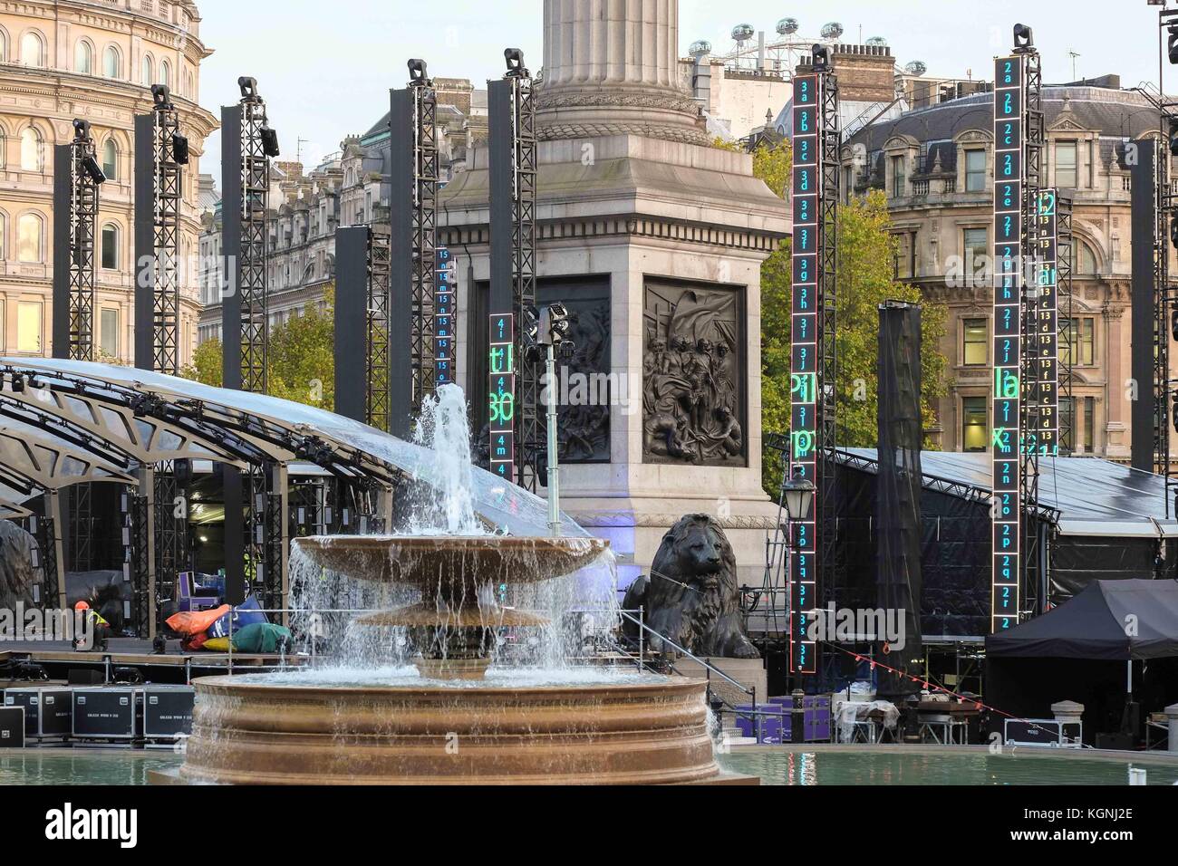 U2 trafalgar square concert hi-res stock photography and images - Alamy