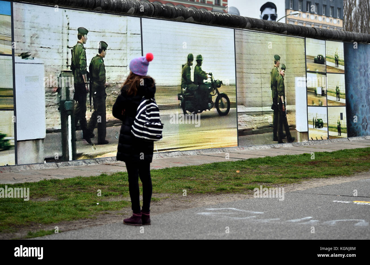 View of the installation 'Beyond the Wall' at the West Side Gallery in ...
