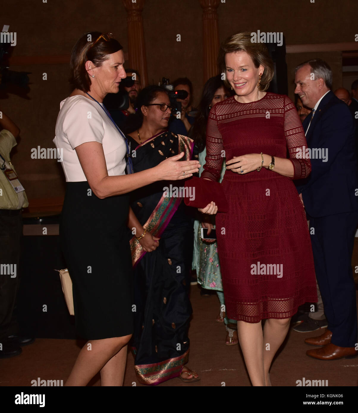 Mumbai, India. 09th Nov, 2017. Her Majesty The Queen of Belgium ...