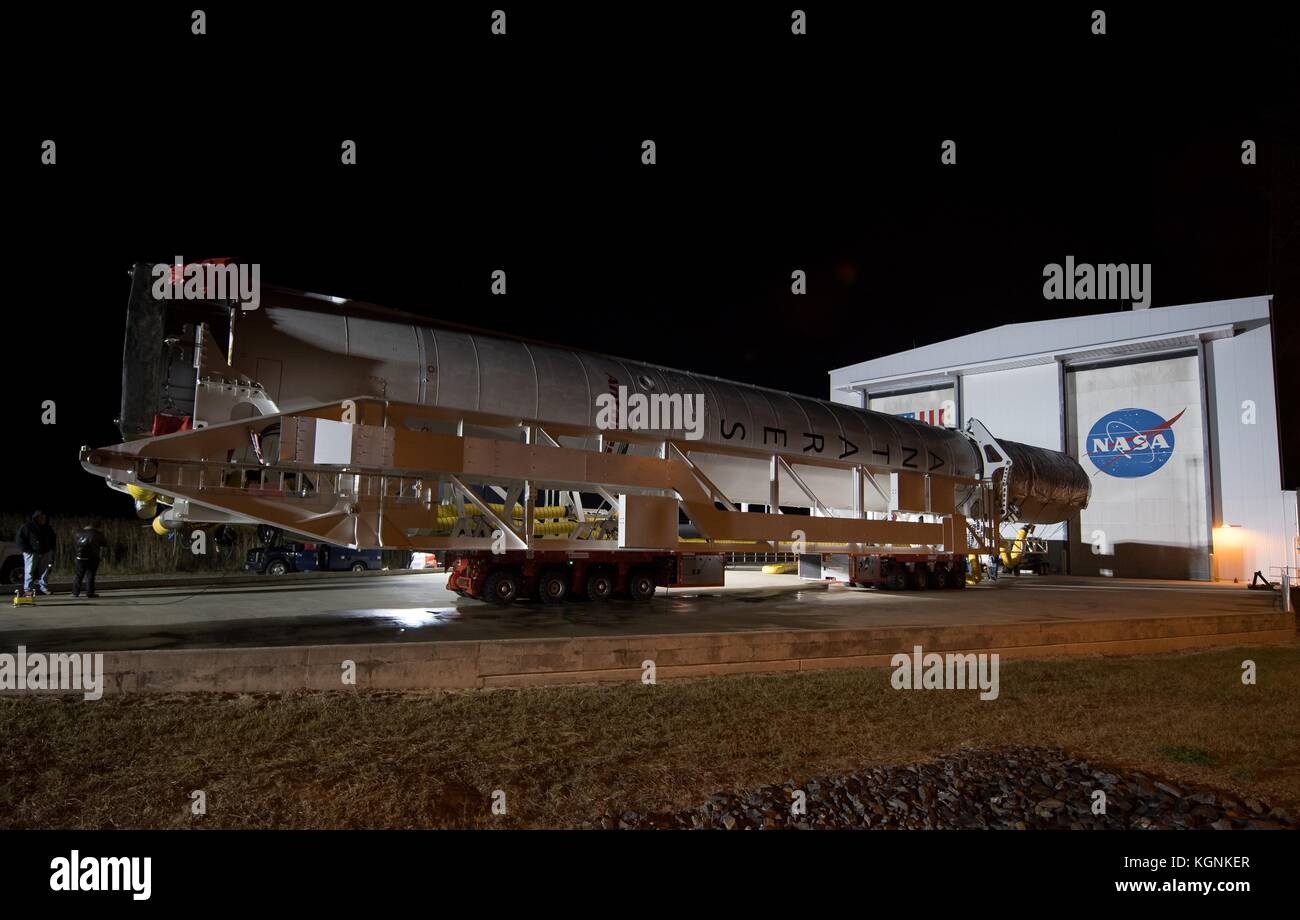 Wattsville, Virginia, USA. 09th Nov, 2017. The Orbital ATK Antares ...