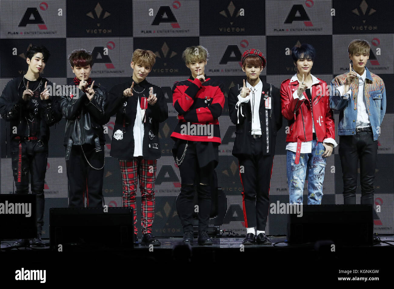 10th Nov, 2017. S. Korean boy group Victon South Korean boy group ...
