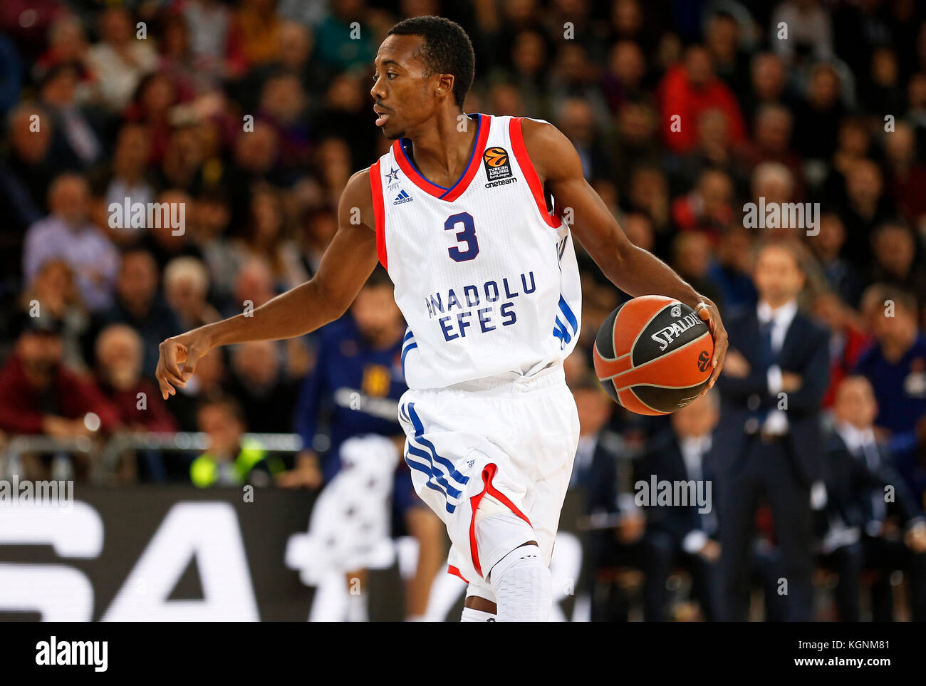 Barcelona, Espana. 08th Nov, 2017. Errick Mccollum during the match ...