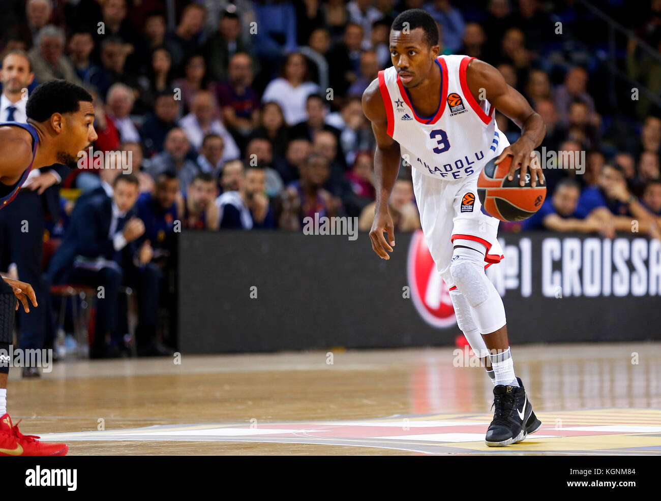 Barcelona, Espana. 08th Nov, 2017. Errick Mccollum and Phil Pressey ...